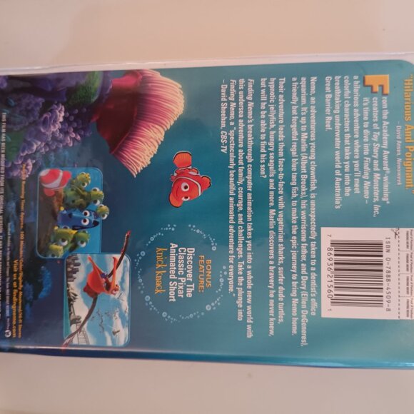 Disney | Other | Disney Vhs Movie Saving Nemo 203 Great Disney Movie | Poshmark
